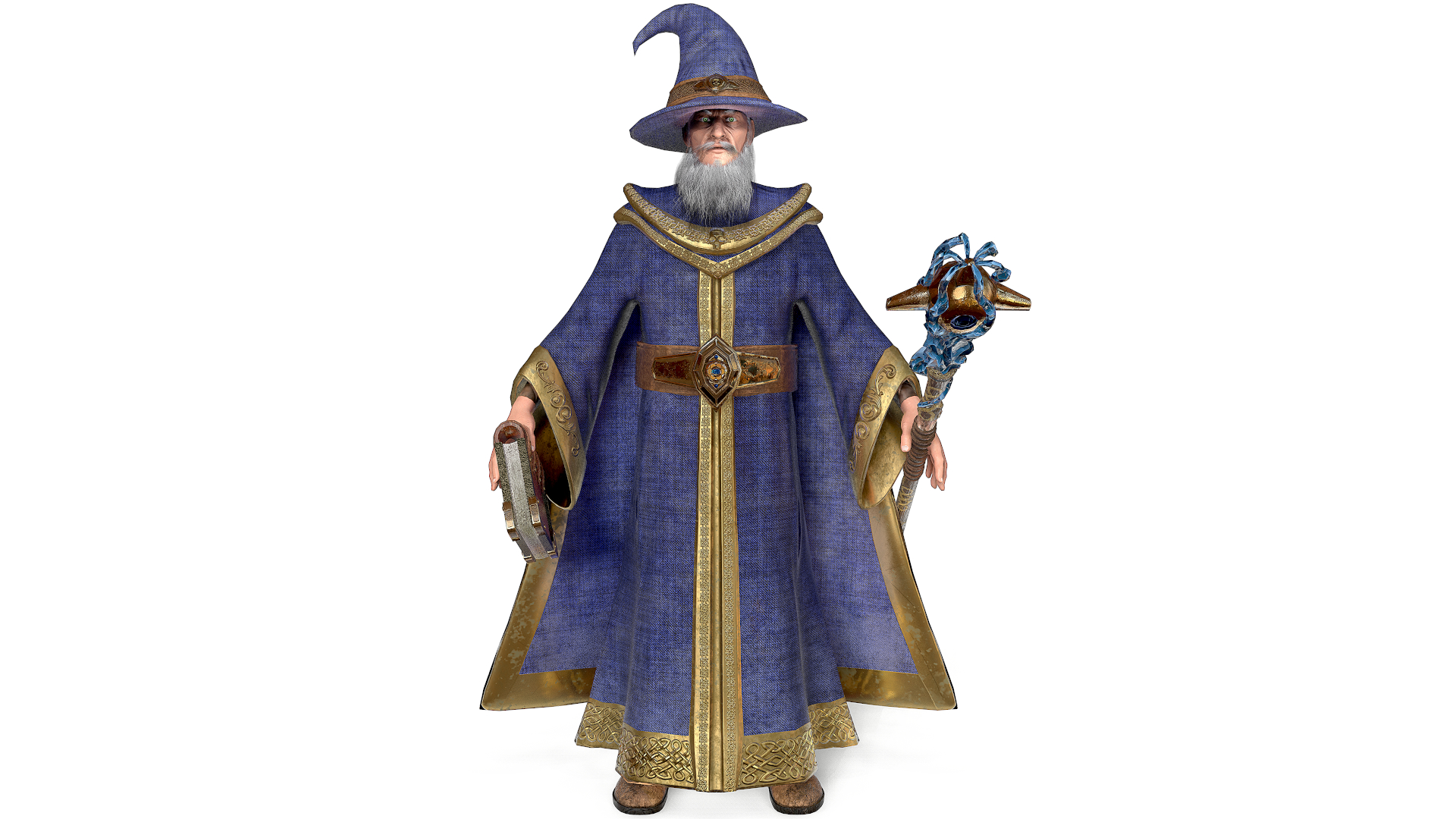 Original wizard staff 3D model - TurboSquid 1442377