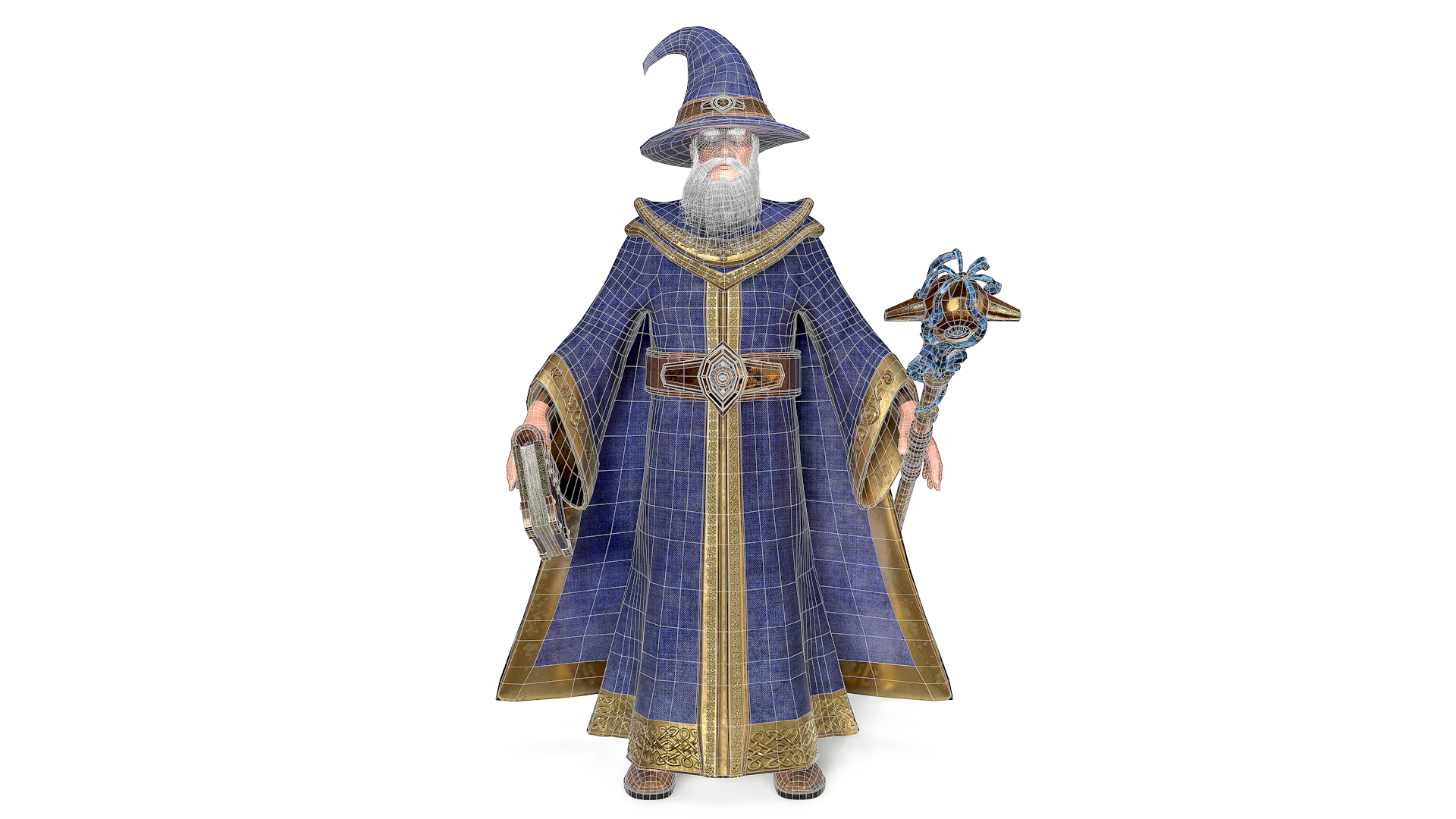 Original wizard staff 3D model - TurboSquid 1442377