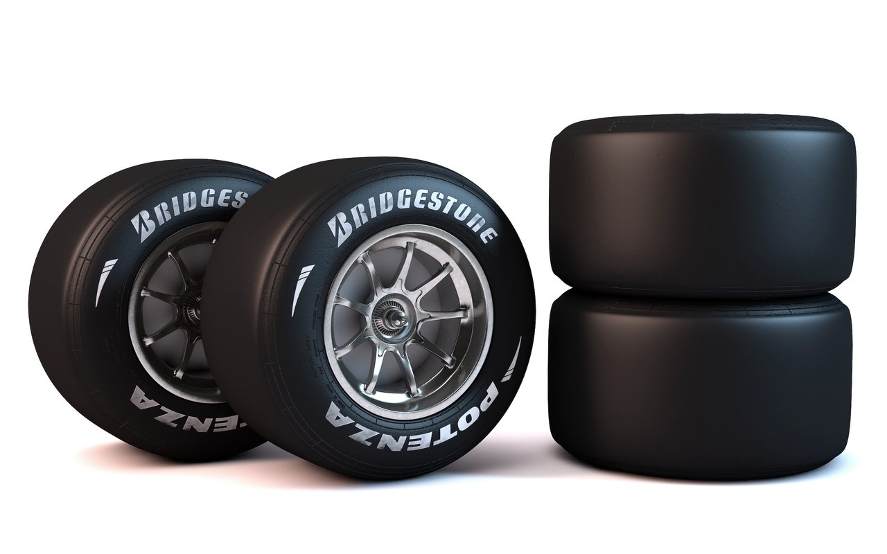 Formula 1 wheel 3D model - TurboSquid 1442385