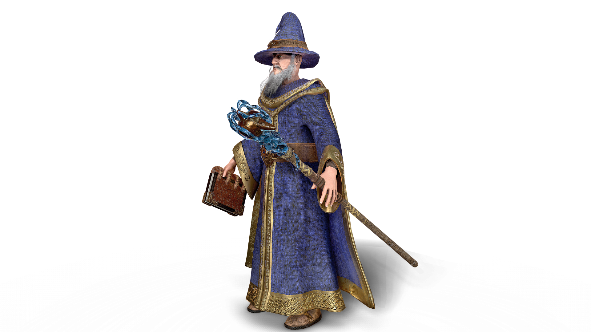 Original wizard staff 3D model - TurboSquid 1442377
