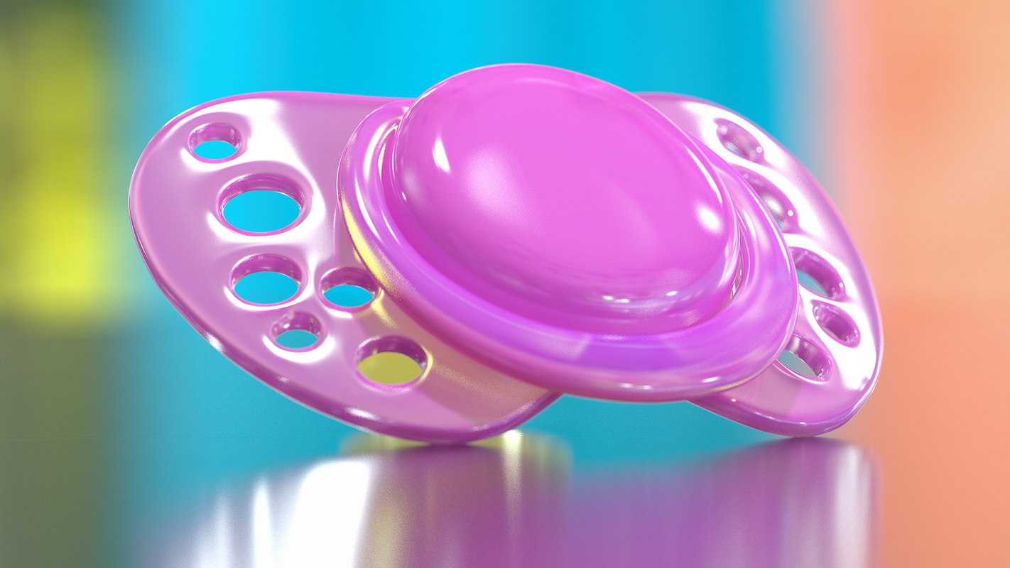 Pink baby dummy model - TurboSquid 1442900