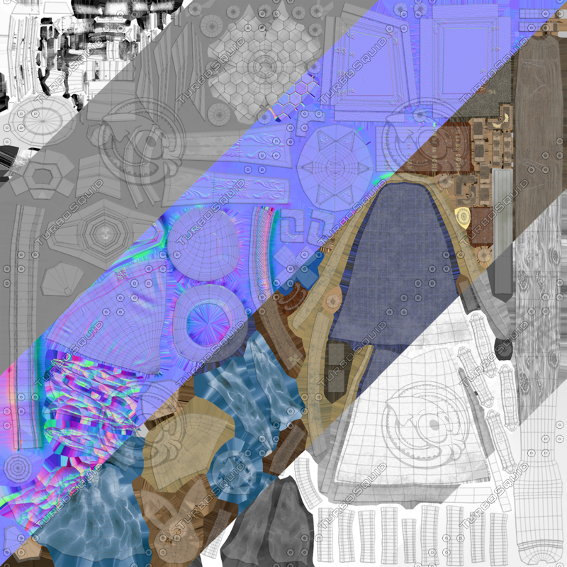 Original wizard staff 3D model - TurboSquid 1442377