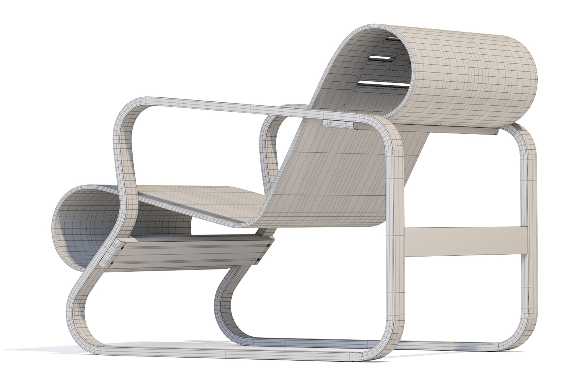 Alvar aalto paimio chair 3D model - TurboSquid 1441540