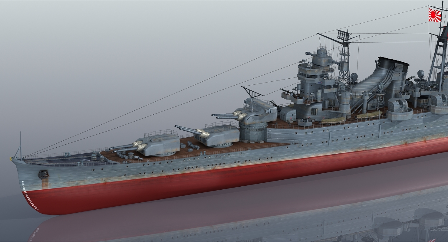 Japanese cruiser mogami 3D model - TurboSquid 1442447