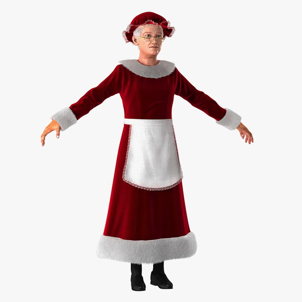 3D mrs claus - TurboSquid 1442846