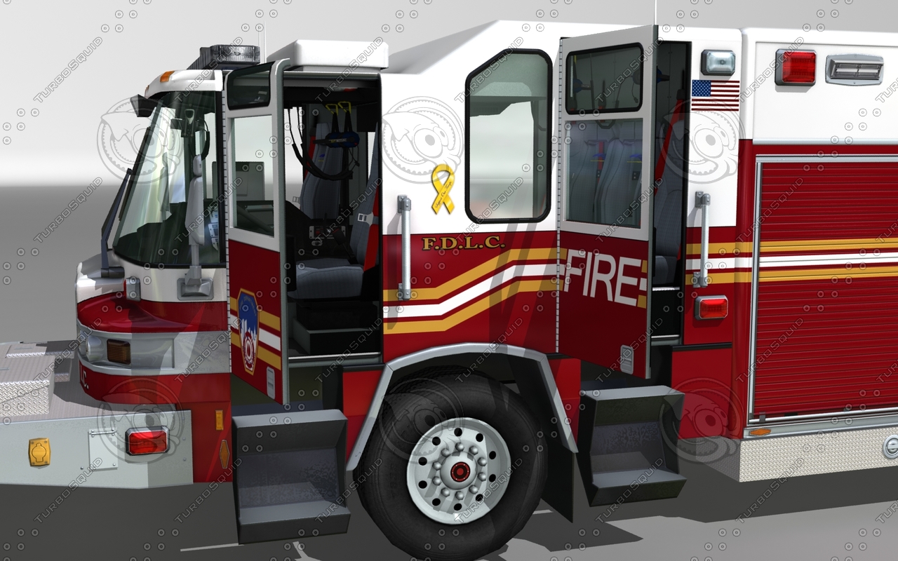 Heavy rescue truck 3D model - TurboSquid 1442602