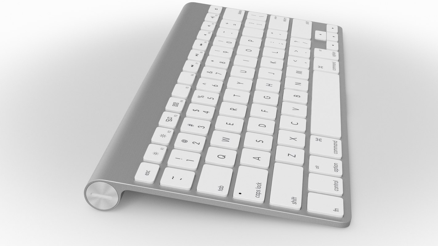 Real apple keyboard model - TurboSquid 1442675