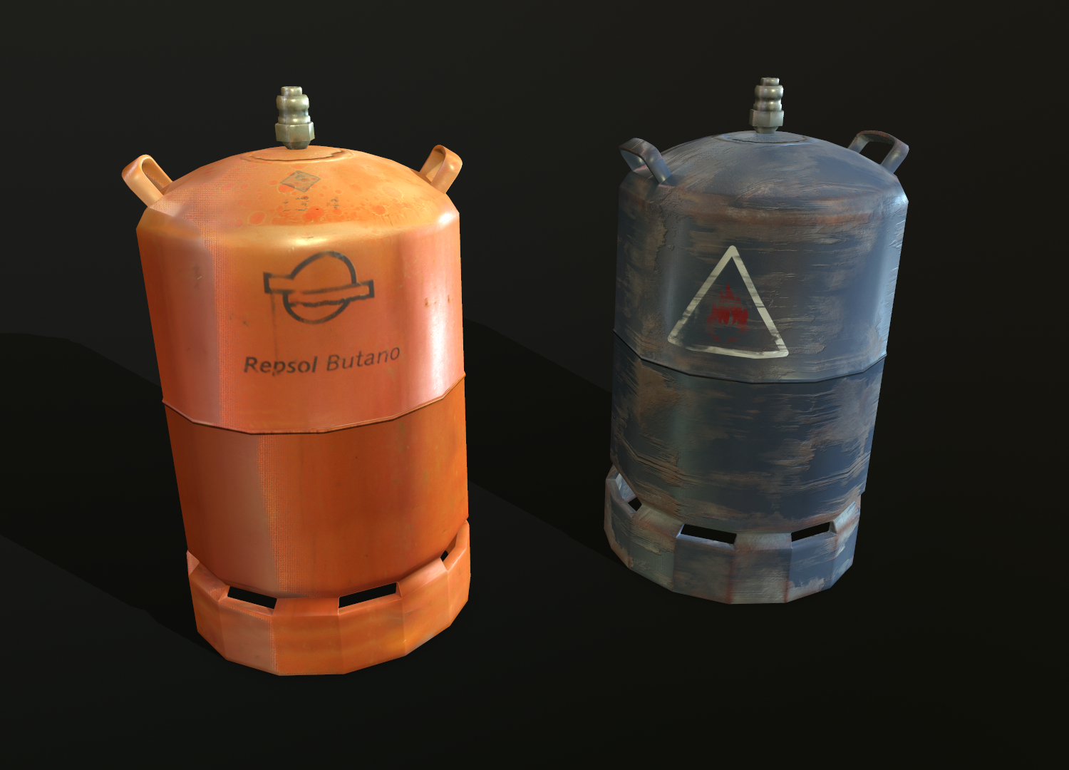 butane tank 3d model