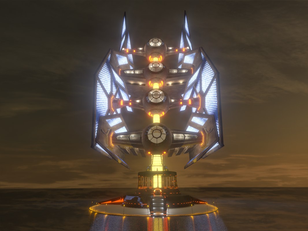 Building skyscraper fighters star wars 3D model - TurboSquid 1442718