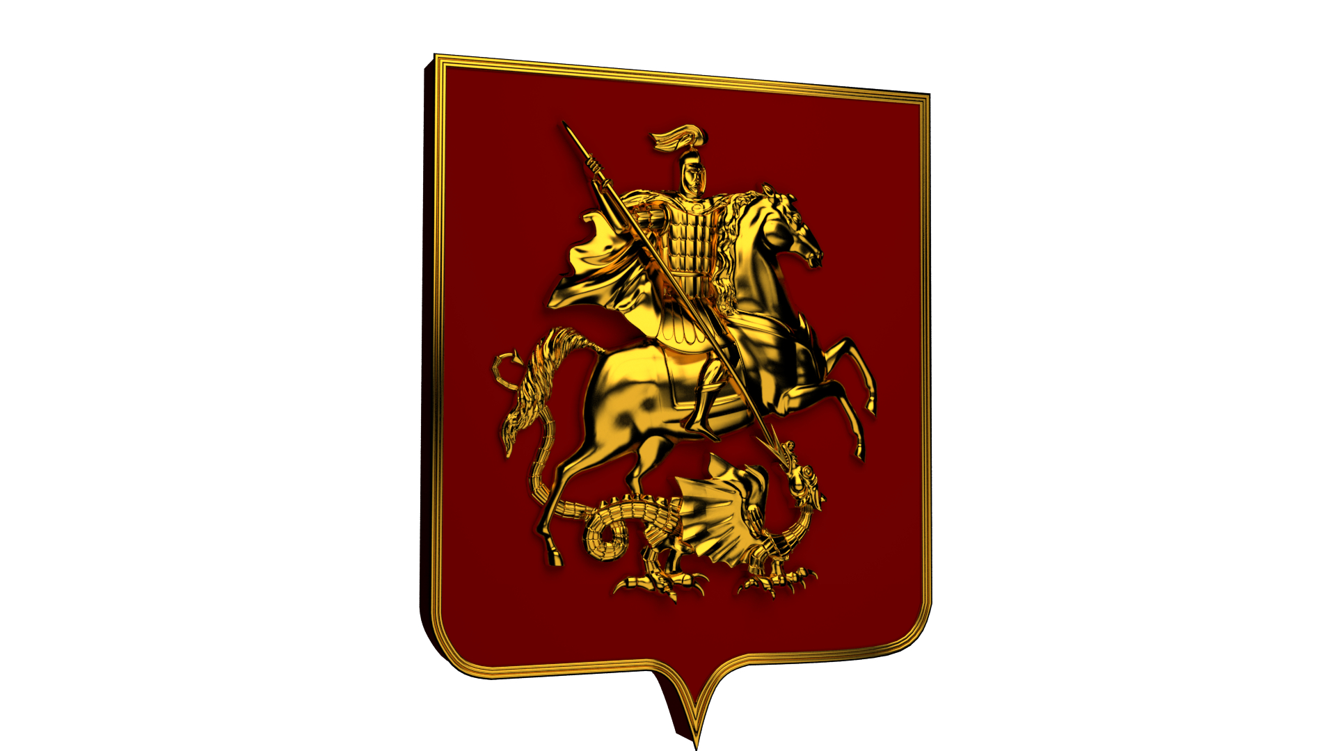 3D gerb moscow - TurboSquid 1442734