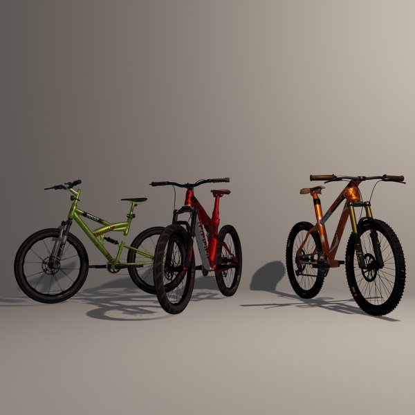 3ds max mountain bike