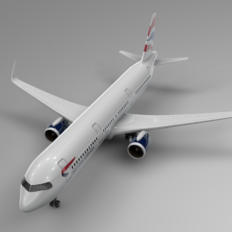 3D airbus a321 neo british airways model - TurboSquid 1443136