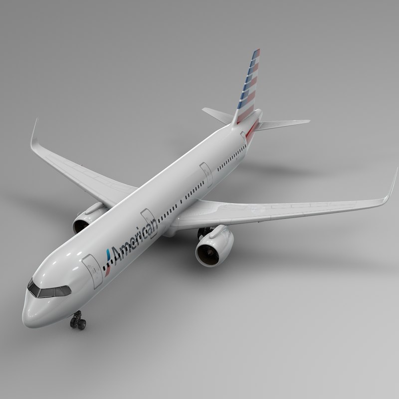 3D airbus 321 neo american airlines model - TurboSquid 1443129