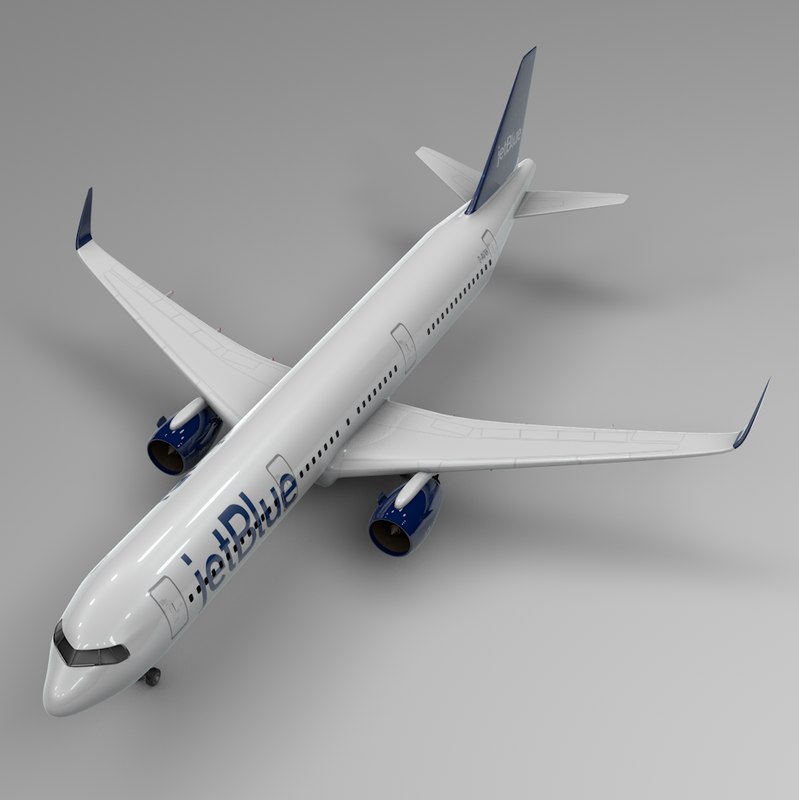 3D airbus a321 neo jetblue - TurboSquid 1443156