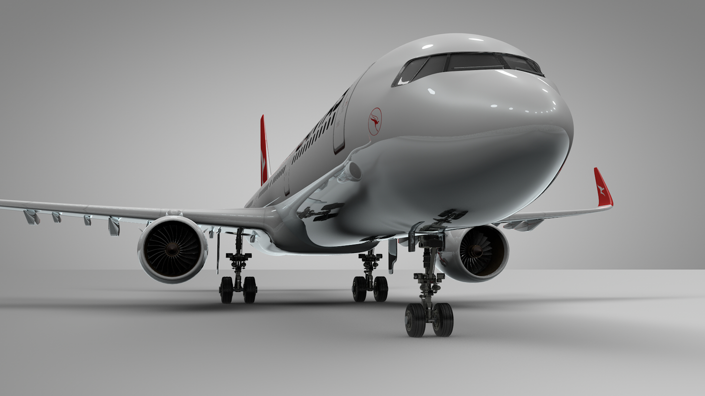 Airbus a321 neo_Qantas Airways_L286 Modelo 3D - TurboSquid 1443164