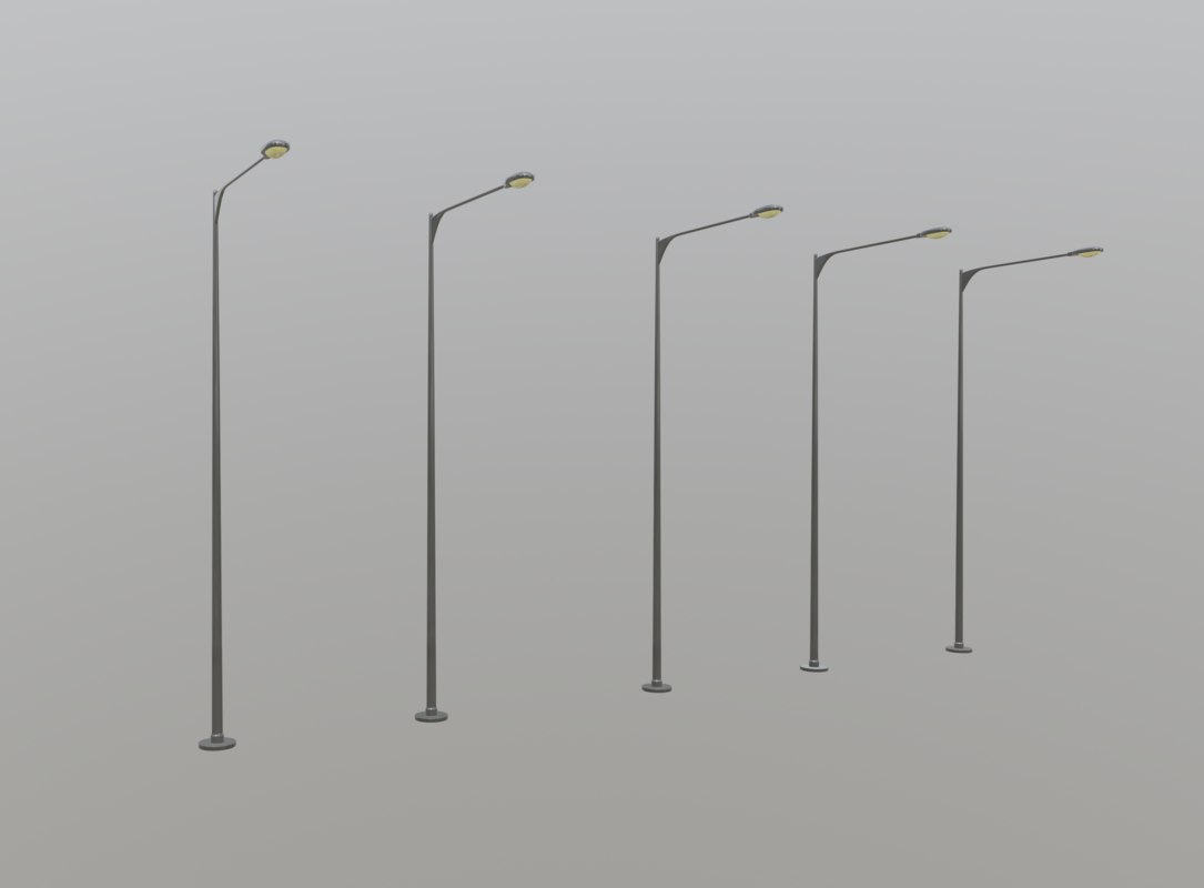 3D street light model - TurboSquid 1442963