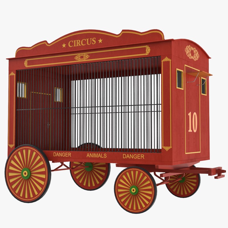 3D traveling circus wagon - TurboSquid 1443016