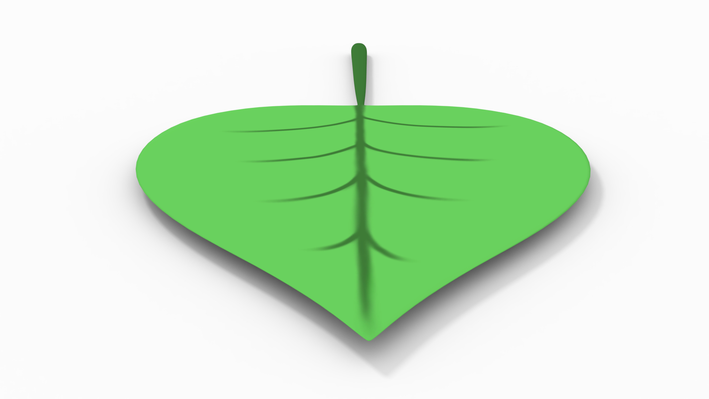 Leaf plant nature 3D model - TurboSquid 1443017