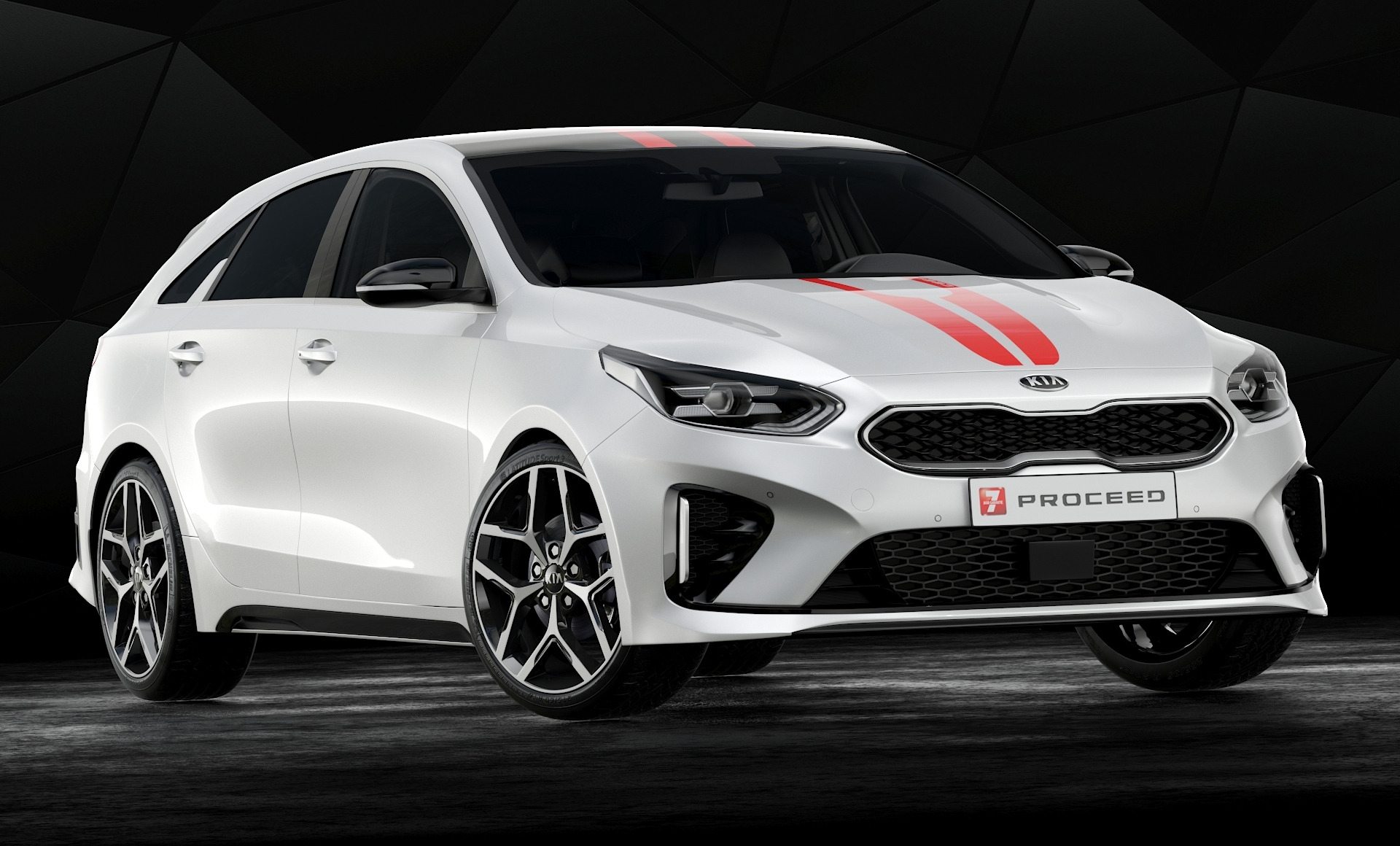 2019 kia proceed gt model - TurboSquid 1443141