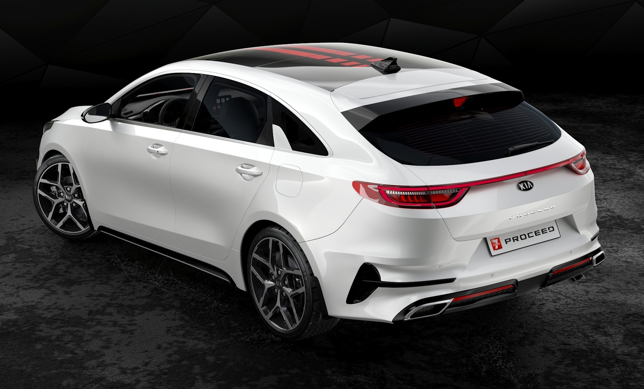 2019 kia proceed gt model - TurboSquid 1443141