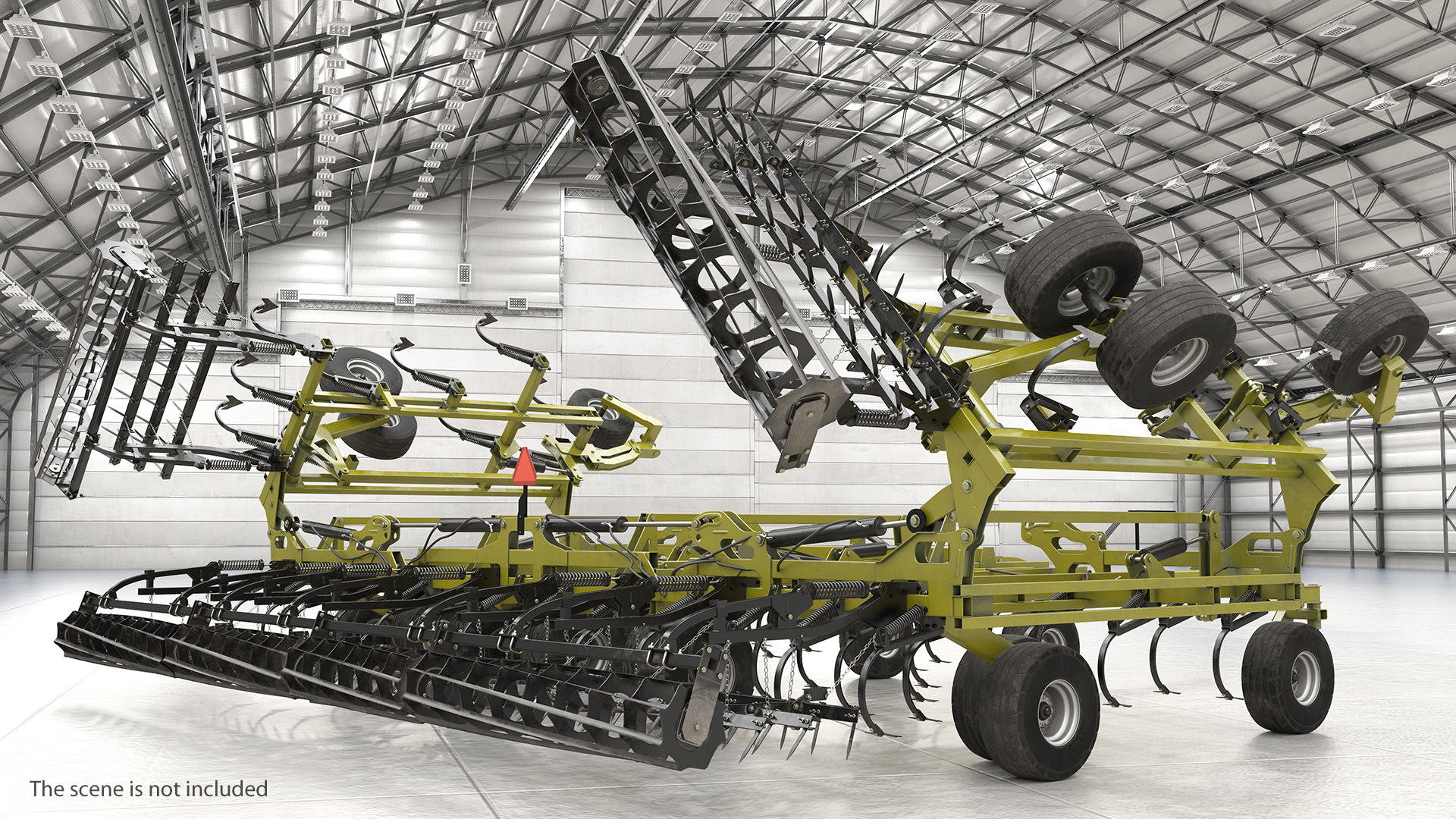 3D model seedbed cultivator rigged - TurboSquid 1443433