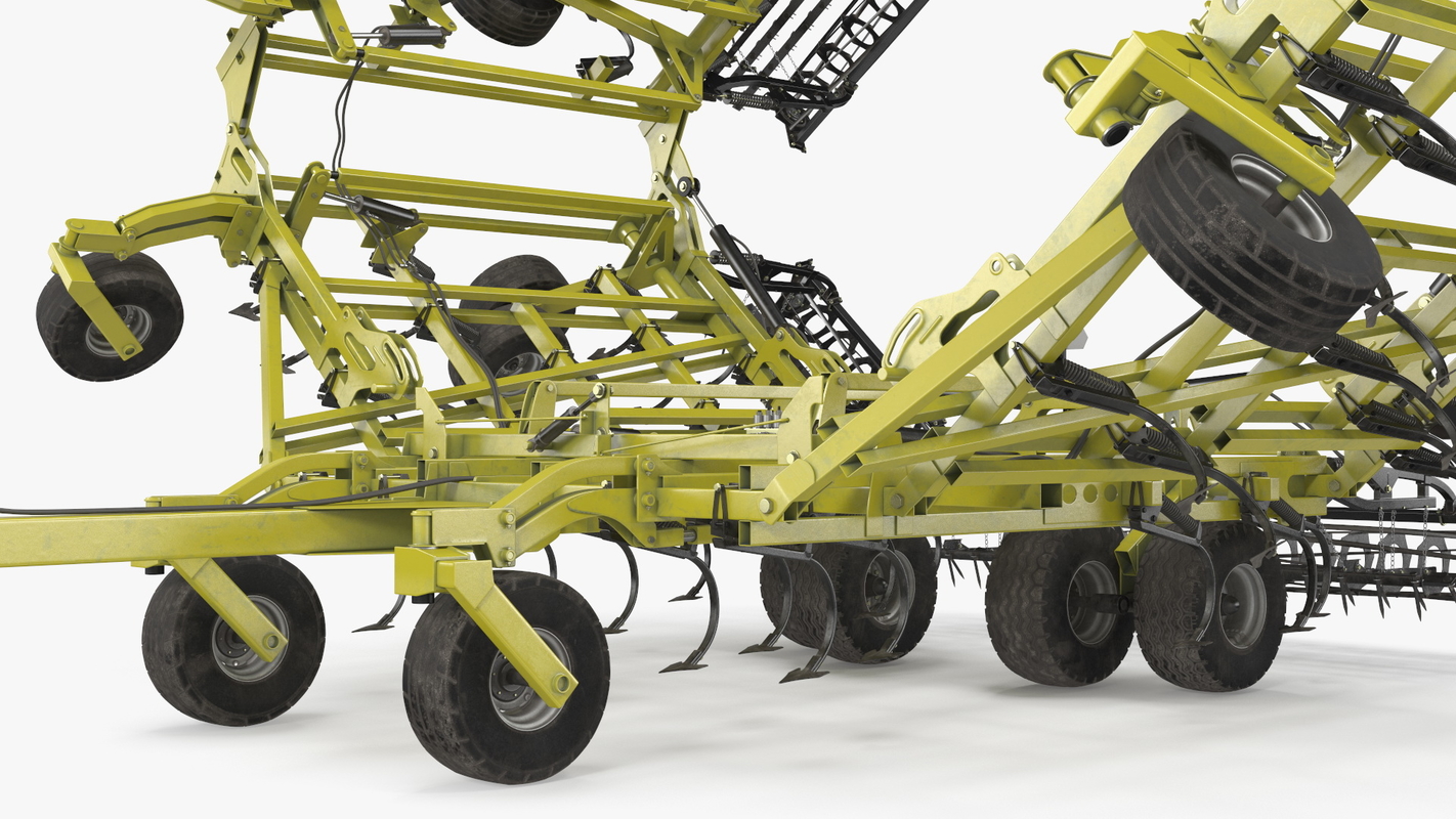 3D model seedbed cultivator rigged - TurboSquid 1443433