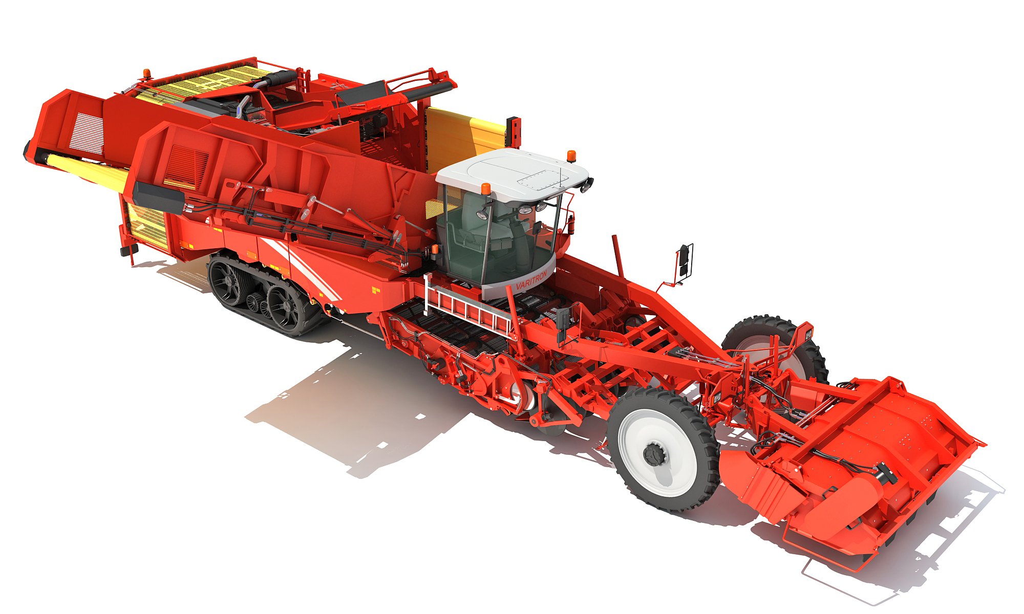 Grimme potato harvester 3D model - TurboSquid 1443226