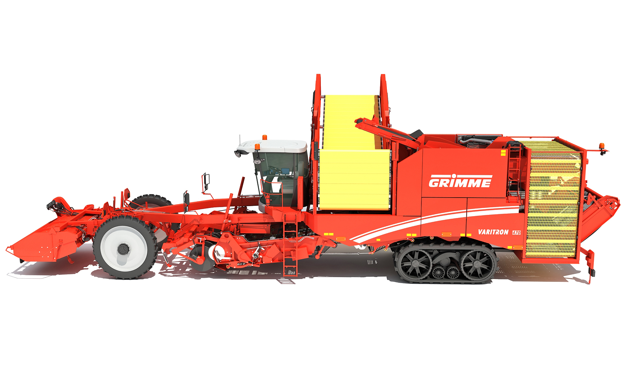 Grimme potato harvester 3D model - TurboSquid 1443226