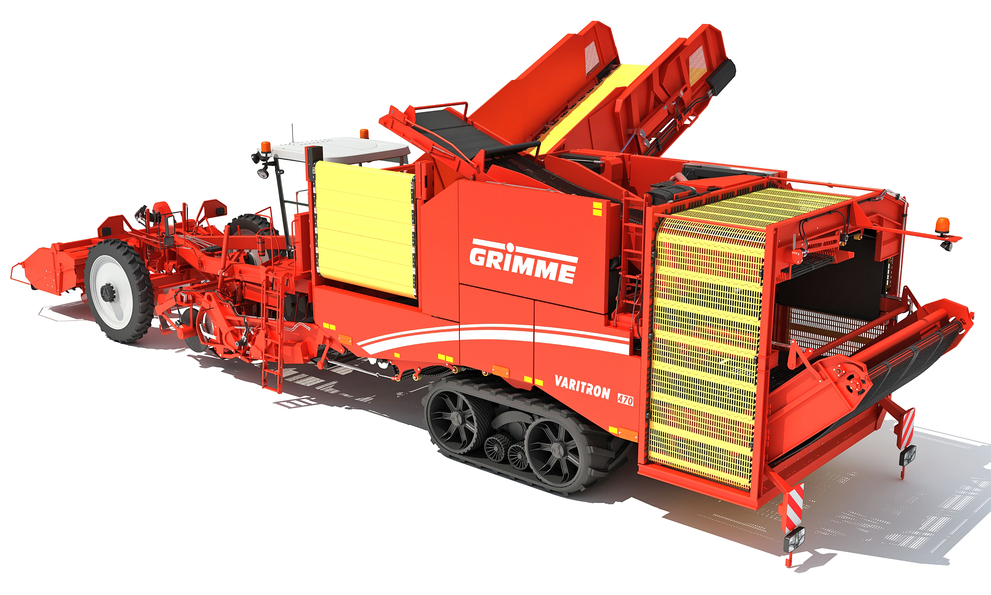 Grimme potato harvester 3D model - TurboSquid 1443226