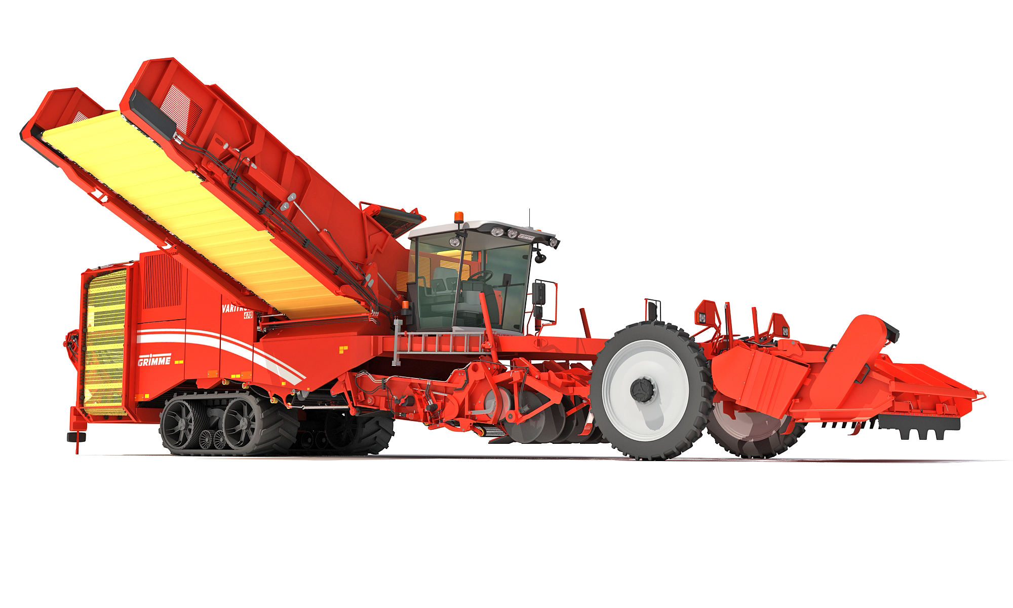 Grimme potato harvester 3D model - TurboSquid 1443226