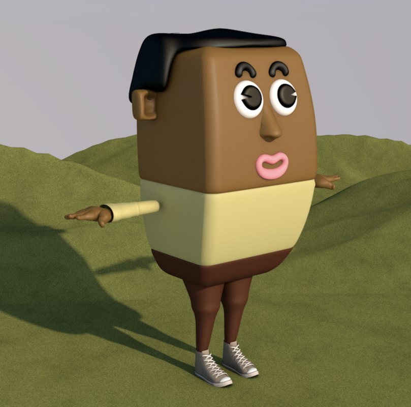 3D cartoon man male animation character - TurboSquid 1443253
