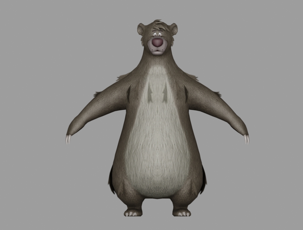 3D baloo model - TurboSquid 1443271