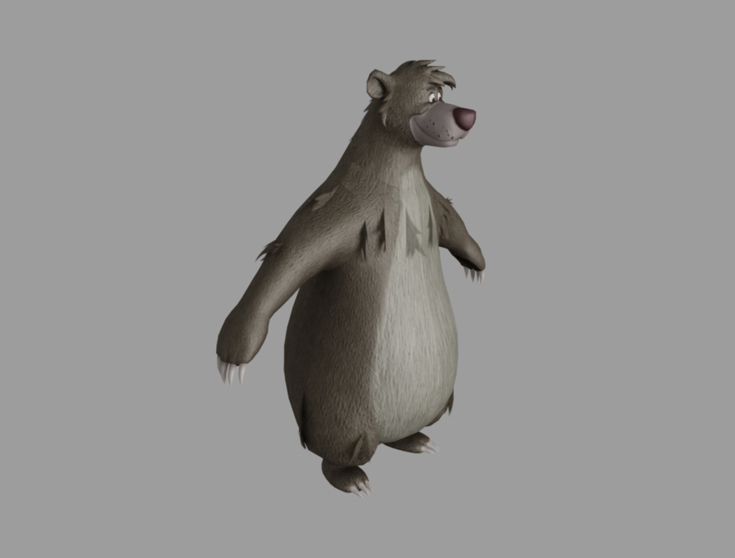 3D baloo model - TurboSquid 1443271