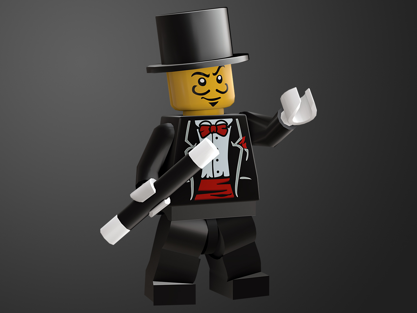 3D rigged ready magician lego character model - TurboSquid 1443290