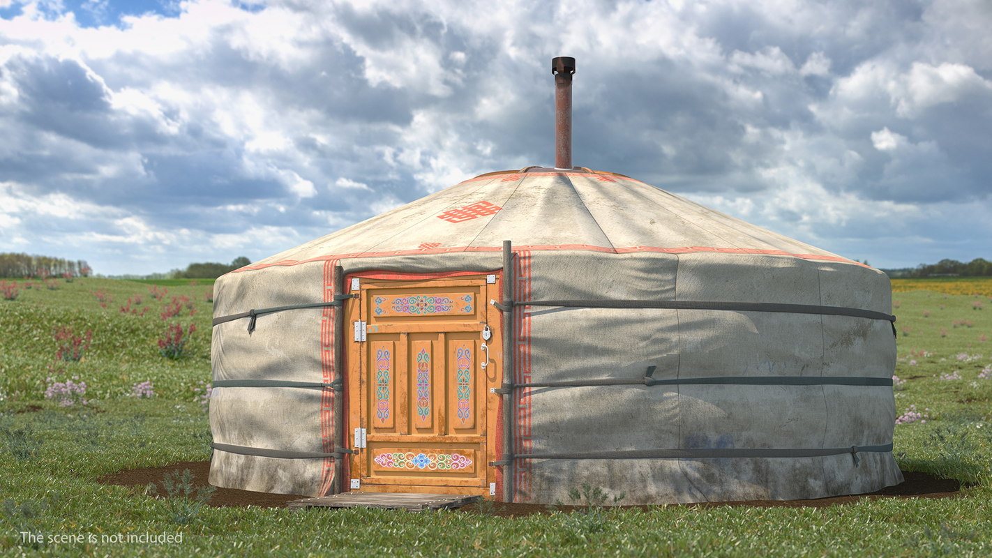Mongolian portable yurt mongolia 3D model - TurboSquid 1443408