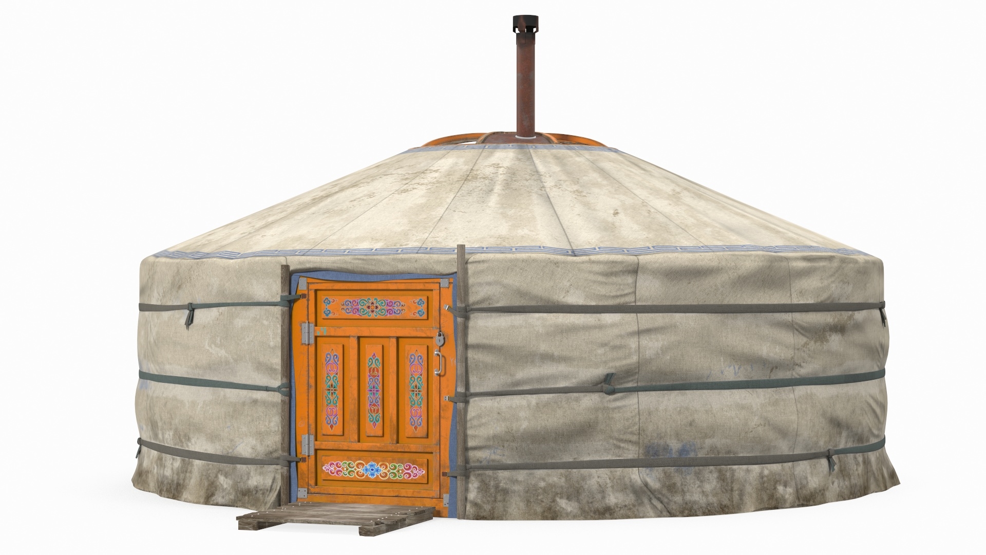 Traditional mongolian yurt mongolia 3D model - TurboSquid 1443450