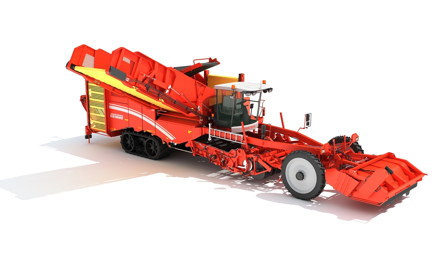 Grimme potato harvester 3D model - TurboSquid 1443226