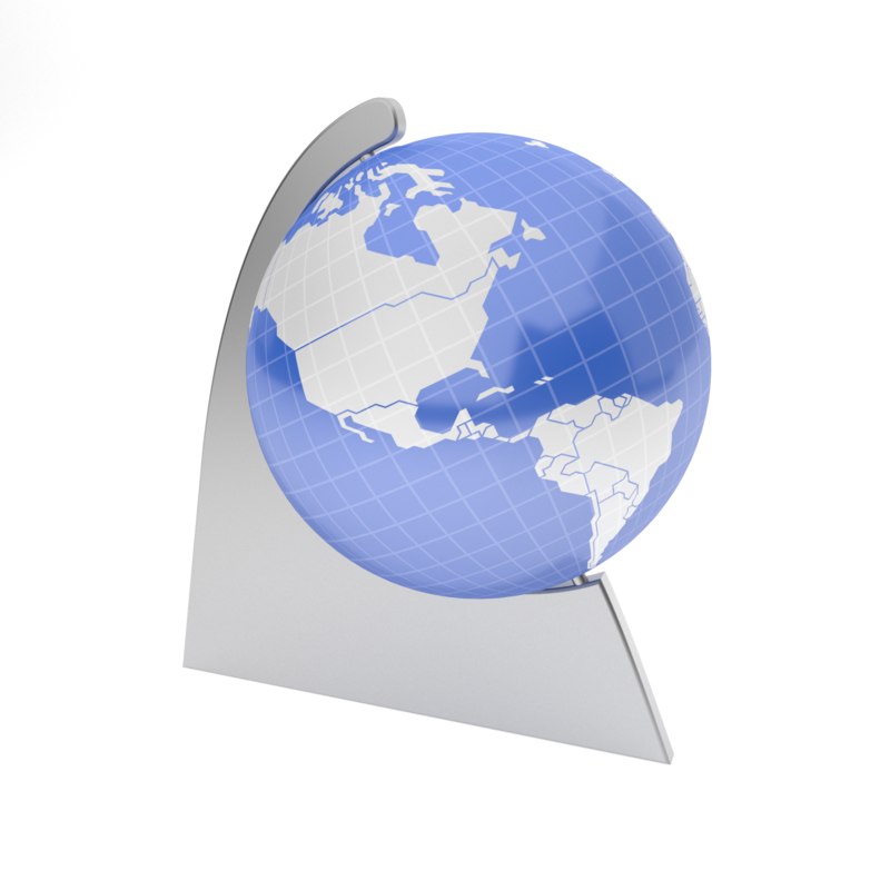Moderner Globus 3D-Modell - TurboSquid 1443349