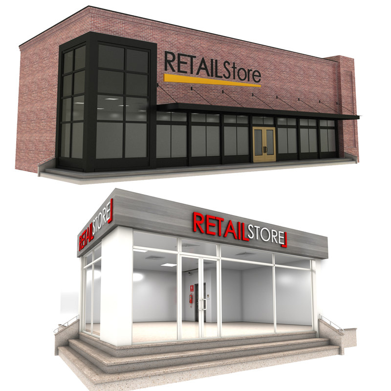 Retail store 1-2 3D model - TurboSquid 1443377