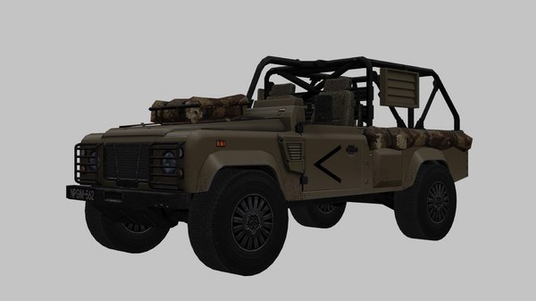 Buffel truck 3D model - TurboSquid 1450341