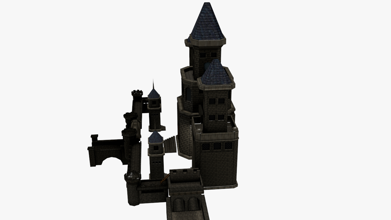 3D modular castle - TurboSquid 1443524