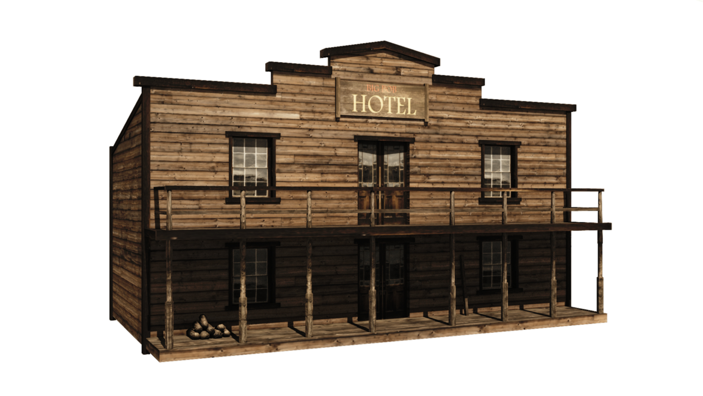 3D western building pack west - TurboSquid 1443614