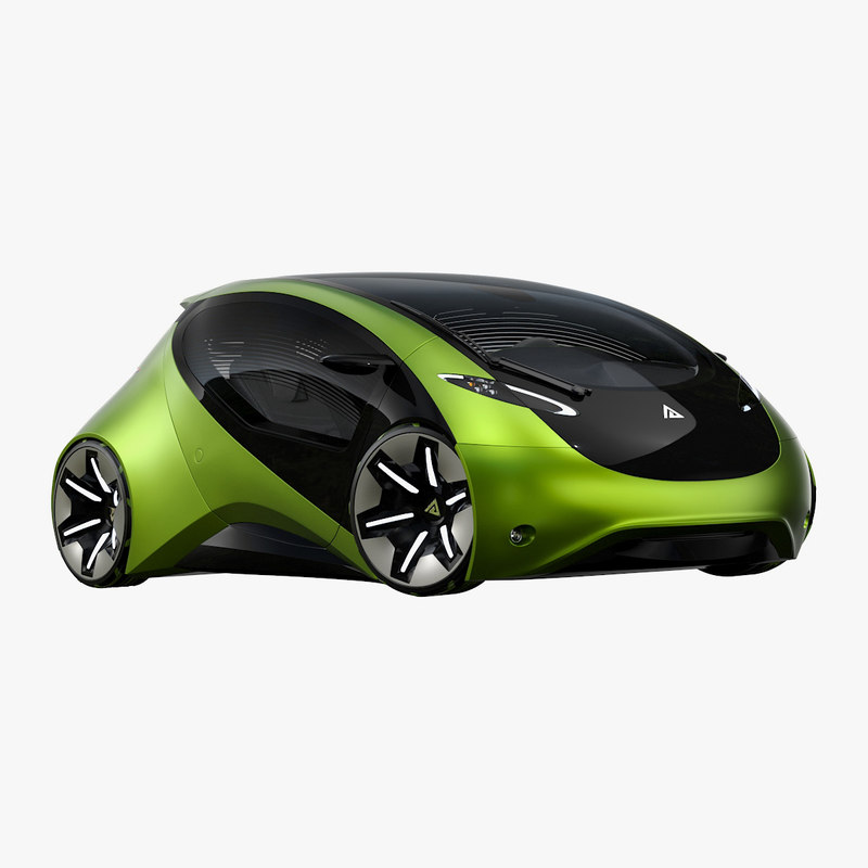 Futuristic compact car 3D - TurboSquid 1443568