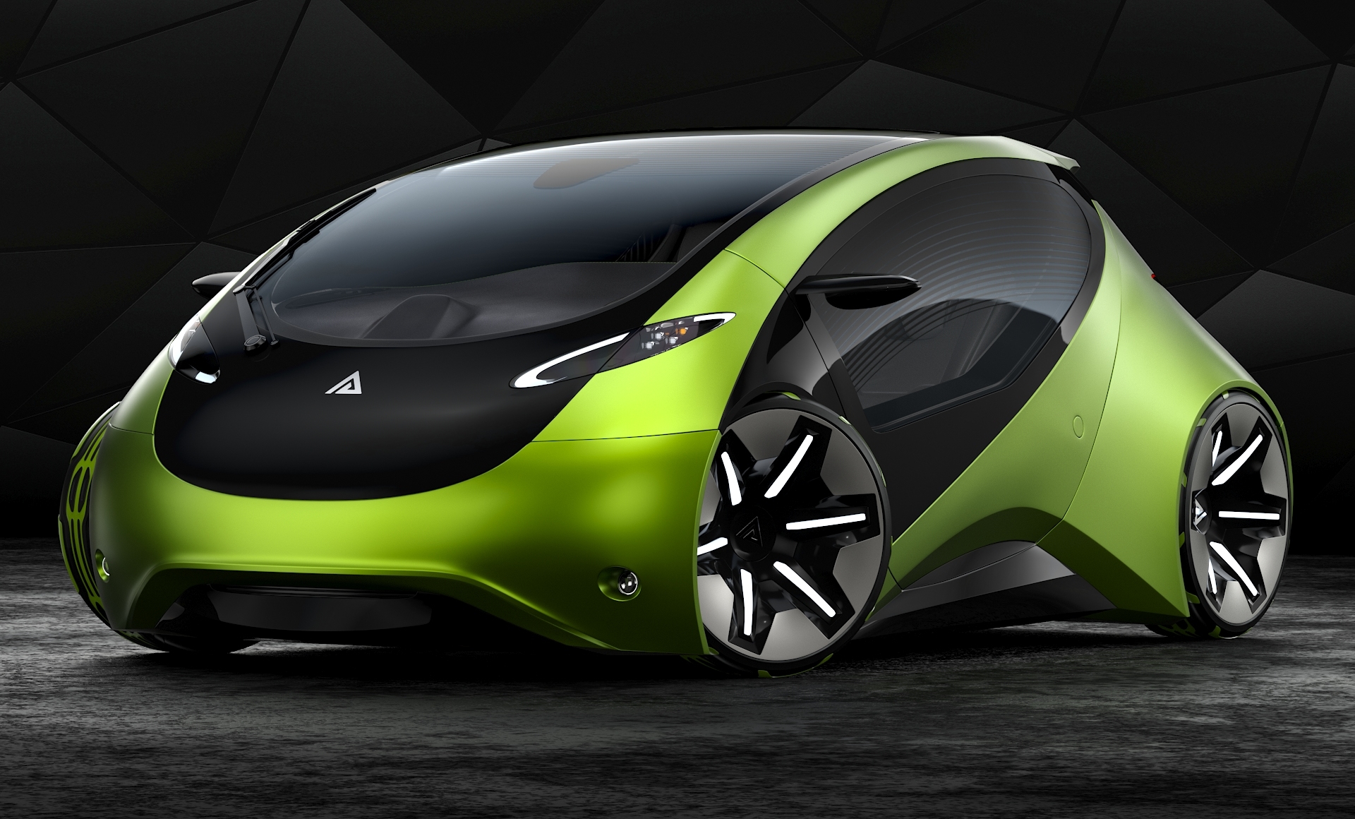 Futuristic compact car 3D - TurboSquid 1443568