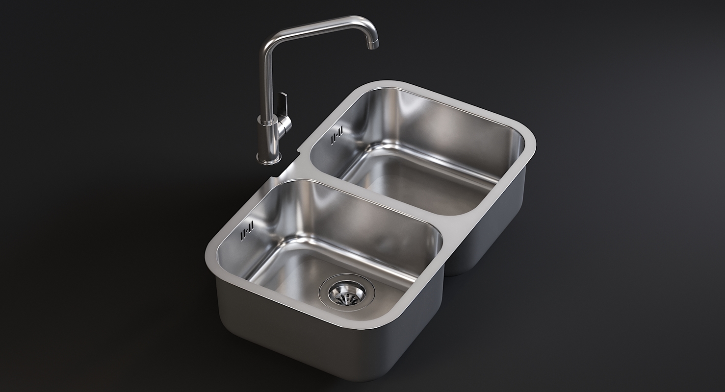 Realistic sinks 3 3D model - TurboSquid 1443632