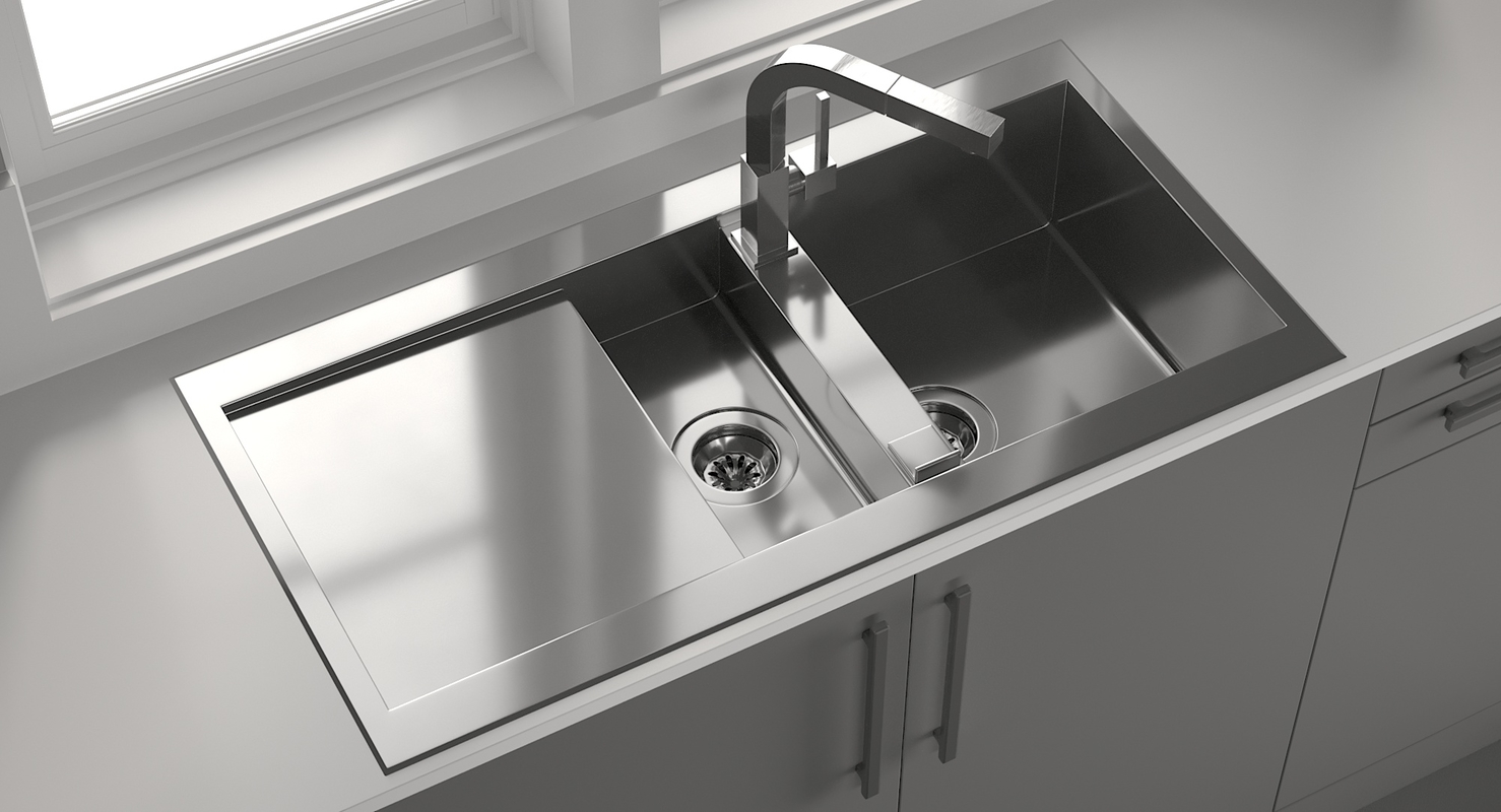 Realistic sinks 3 3D model - TurboSquid 1443632