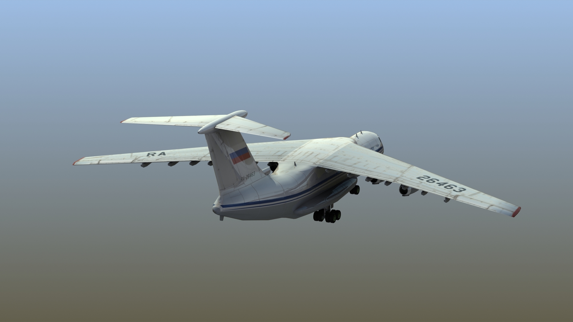 Ilyushin il-76 candid 3D model - TurboSquid 1443669