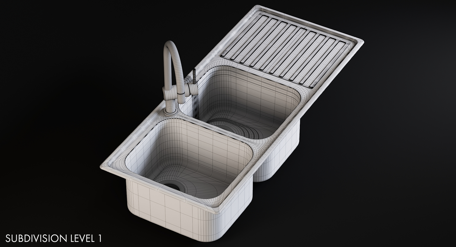 Realistic sinks 3 3D model - TurboSquid 1443632