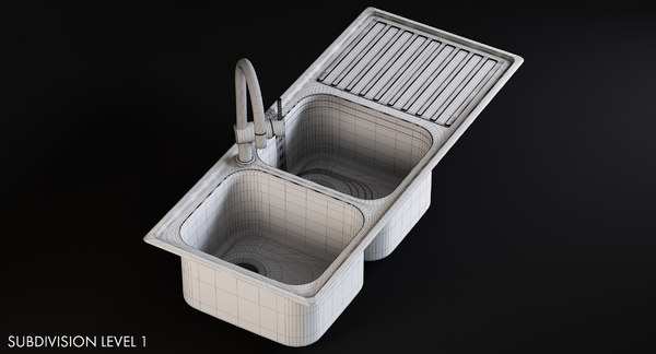 Realistic sinks 3 3D model - TurboSquid 1443632