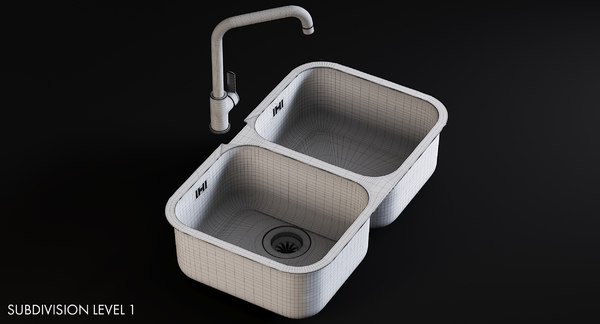 Realistic sinks 3 3D model - TurboSquid 1443632
